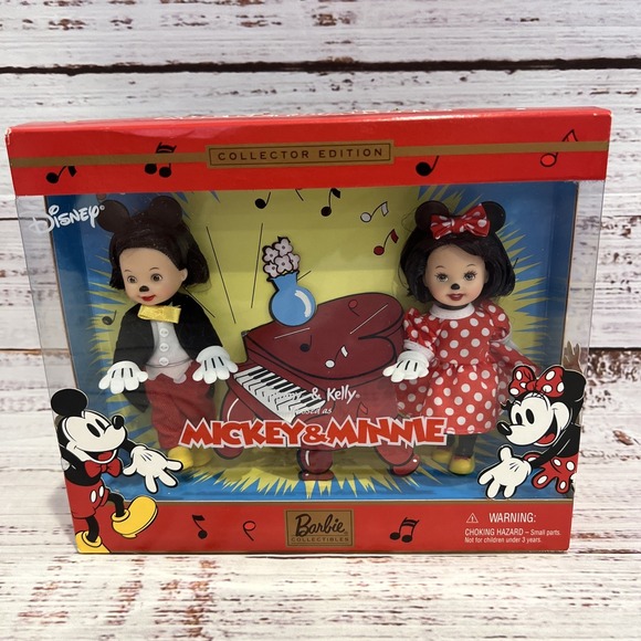 Disney | Toys | Nrfb Disney Barbie Kelly And Tommy As Mickey And Minnie ...